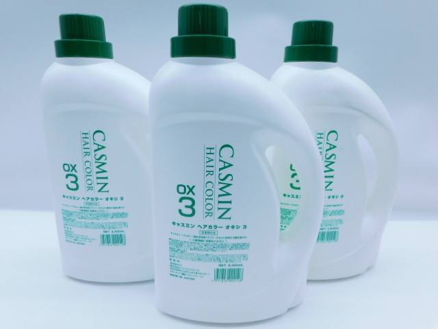 Yahoo!オークション - 大2140 キャスミン ヘアカラー オキシ 3 2400ml...