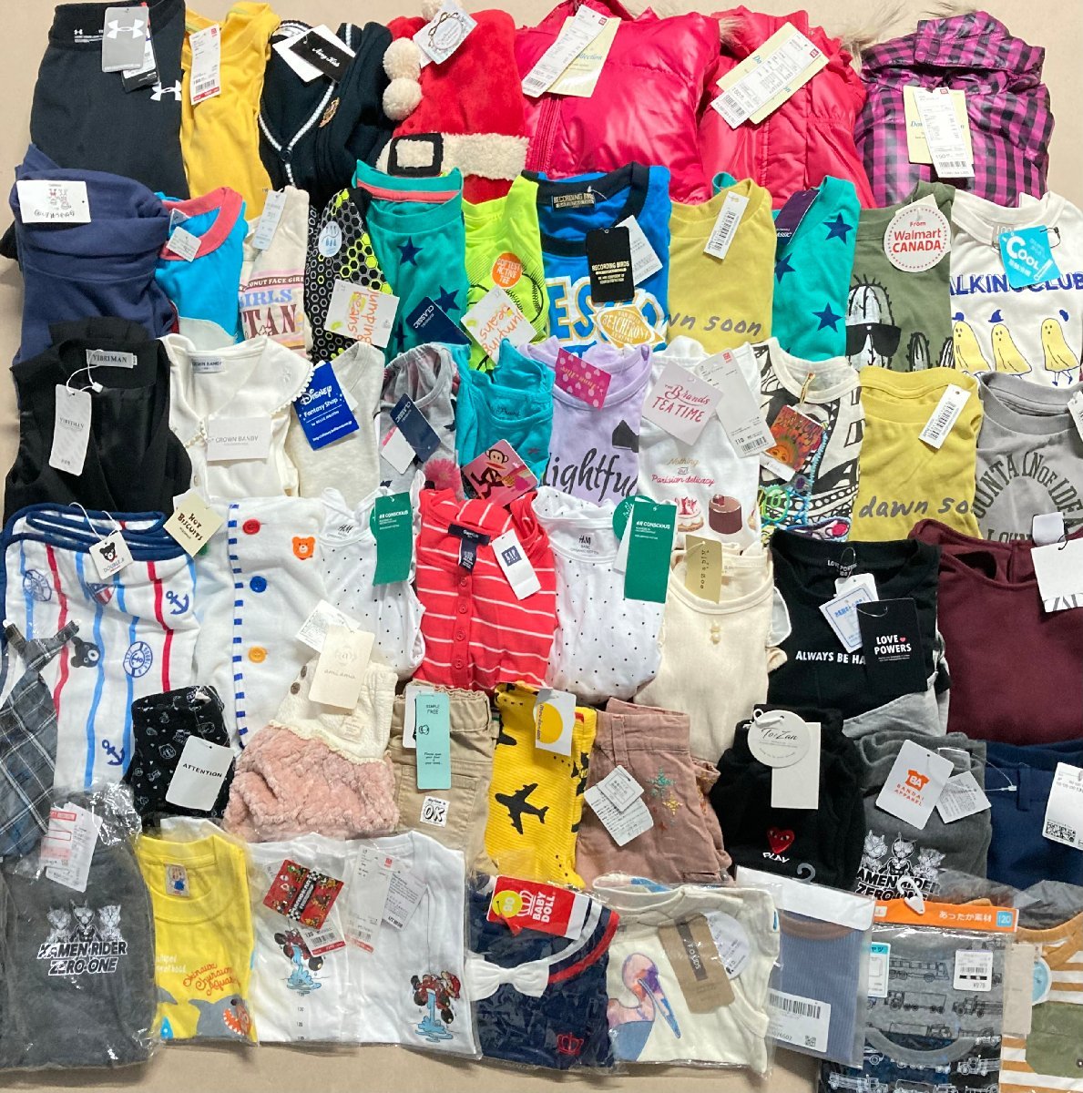 Yahoo!オークション - 未使用 タグ付き 子供服 54点 まとめ べビー キ...