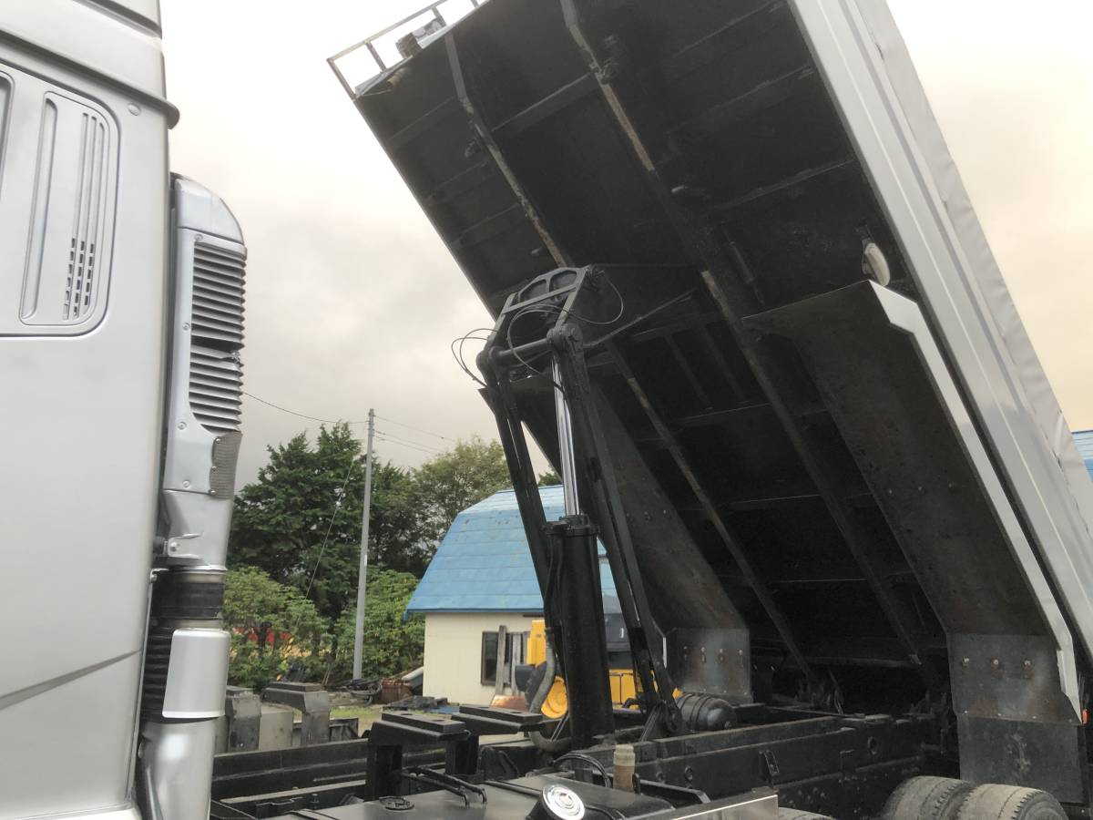 Yahoo!オークション - V8 スーパーグレート ダンプ 16年 車検有り ダブ...