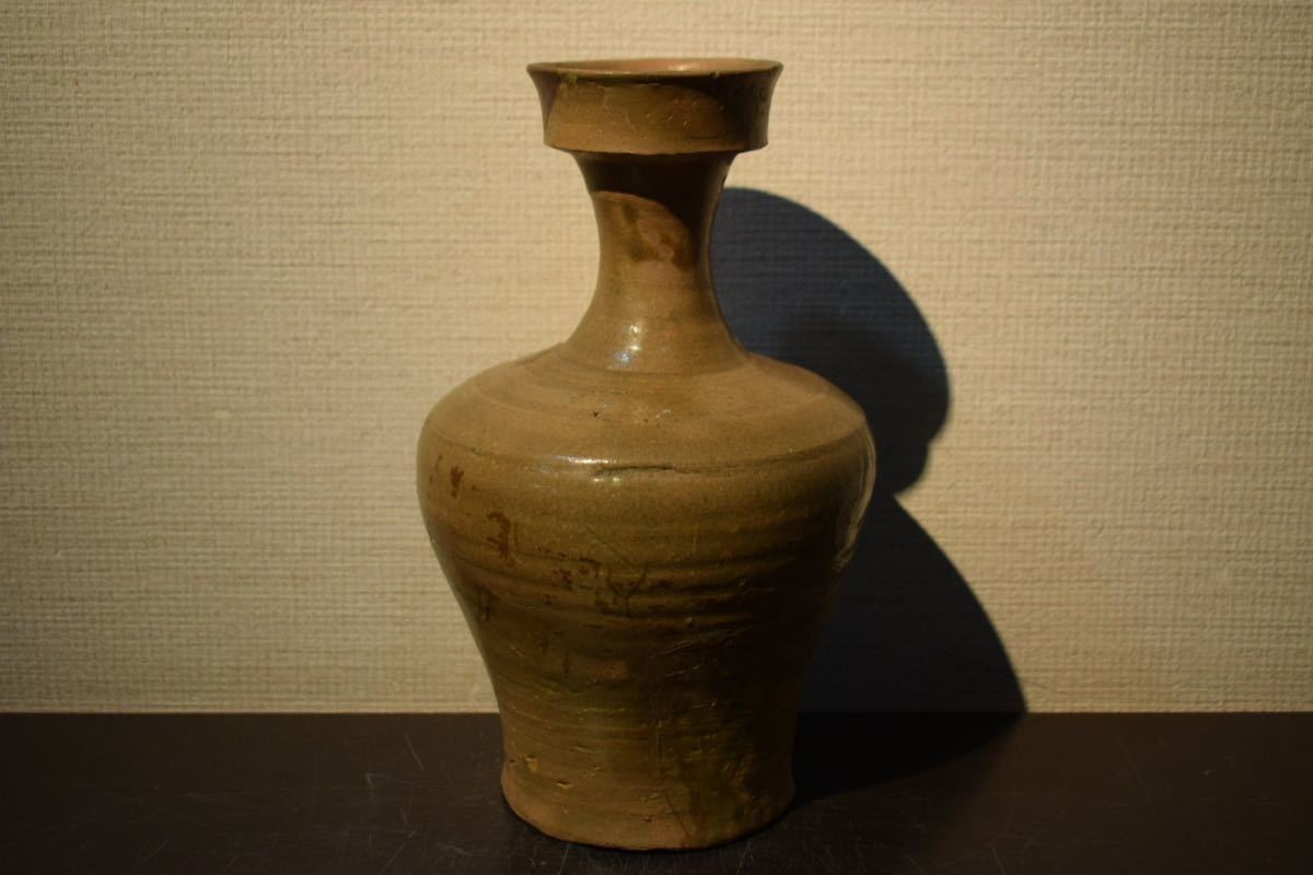 Yahoo!オークション - 【GE】M265【コレクター所蔵品】時代 高麗青磁瓶...