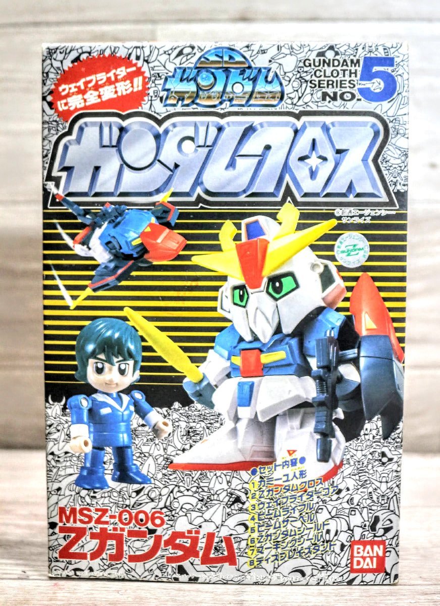 代購代標第一品牌－樂淘letao－BANDAI ガンダムクロス SDガンダム GUNDAM CLOTH SERIES No.5 MSZ-006 Zガンダム 箱付き X3Y2743