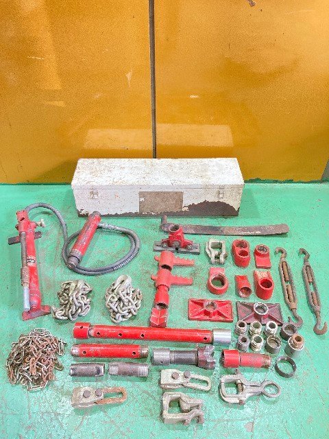 Yahoo!オークション - TOSHIN 油圧ポンプ Strong Power フレーム修正機...