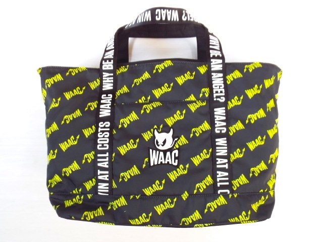 Yahoo!オークション - 超美品 WAAC / ロゴ ボストンバッグ トートバッ...