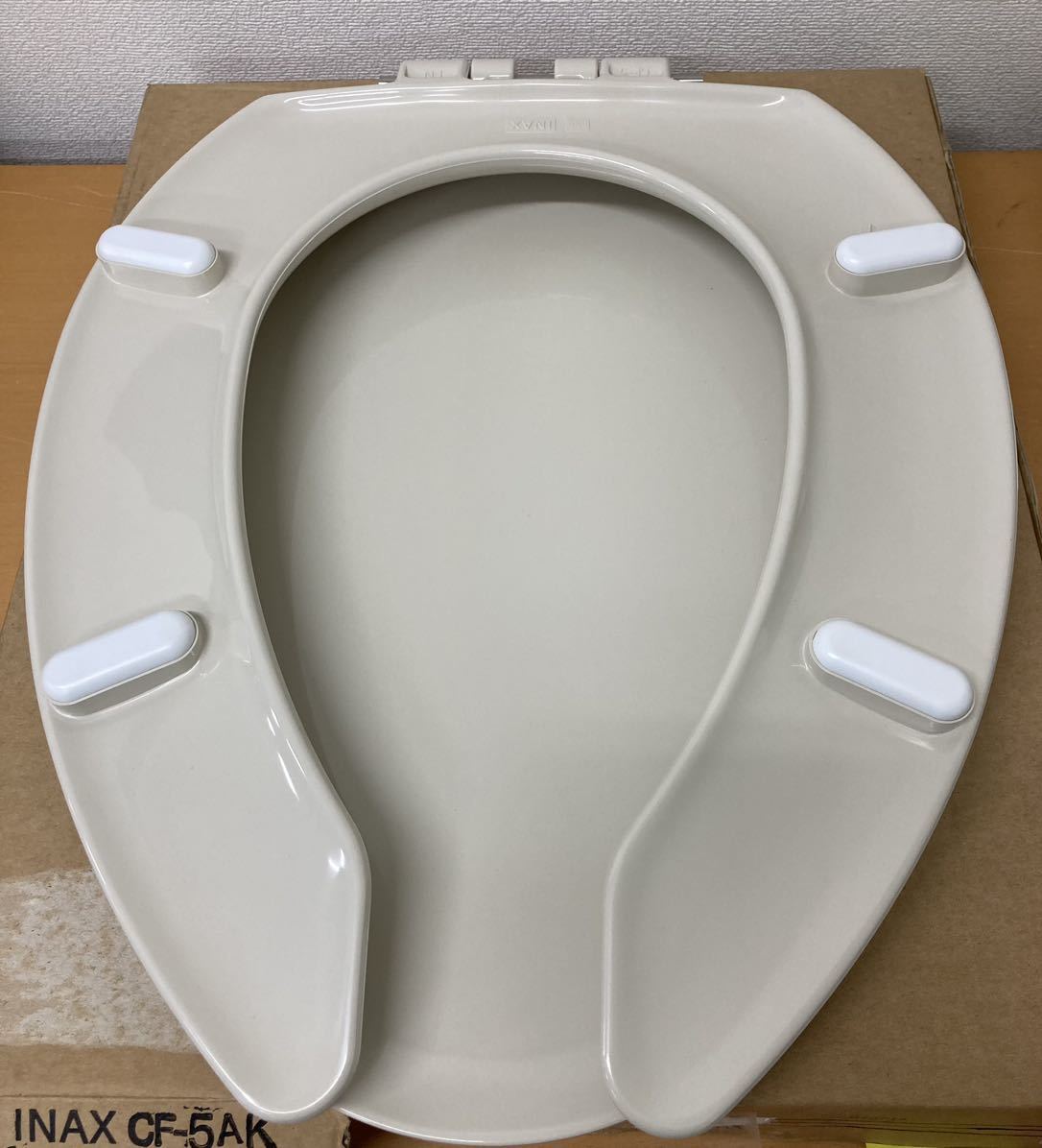 Yahoo!オークション - 堀》 INAX 普通便座 【 CF-5 】 オフホワイト 洋...