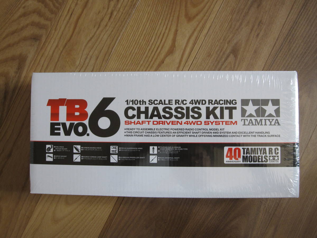 Yahoo!オークション - タミヤ RC 40周年 限定 1/10 TB EVO.6 4WDシャー...