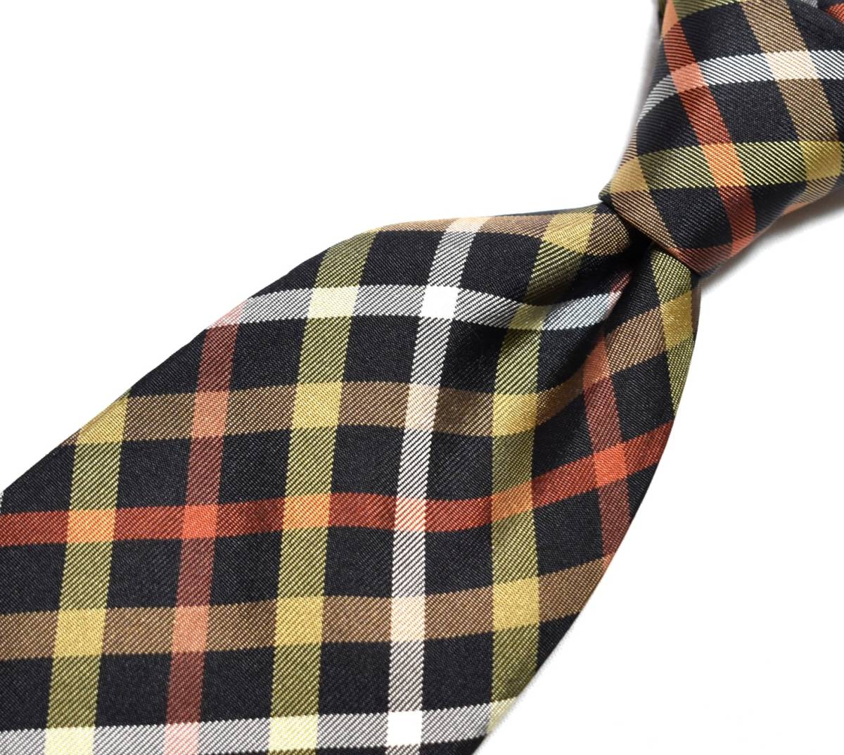 Yahoo!オークション - K803 DAKS ネクタイ チェック柄