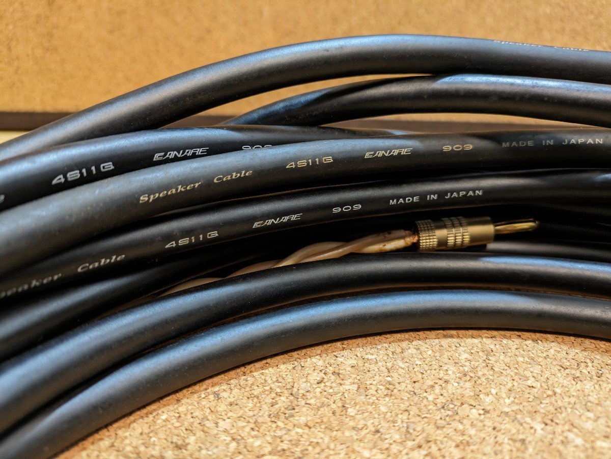 代購代標第一品牌－樂淘letao－CANARE カナレ極太スピーカーケーブル 4S11G L/Rそれぞれ約9m ペア