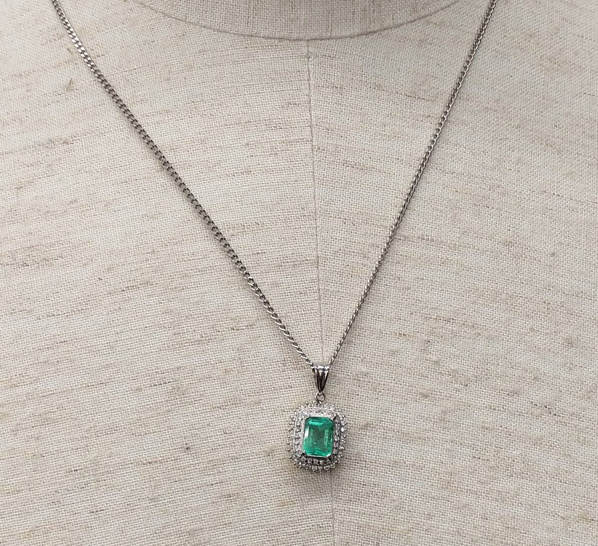 Yahoo!オークション - Pt850 Pt900 Pt ダイヤ0.34ct 45cm 9.4g カラー...