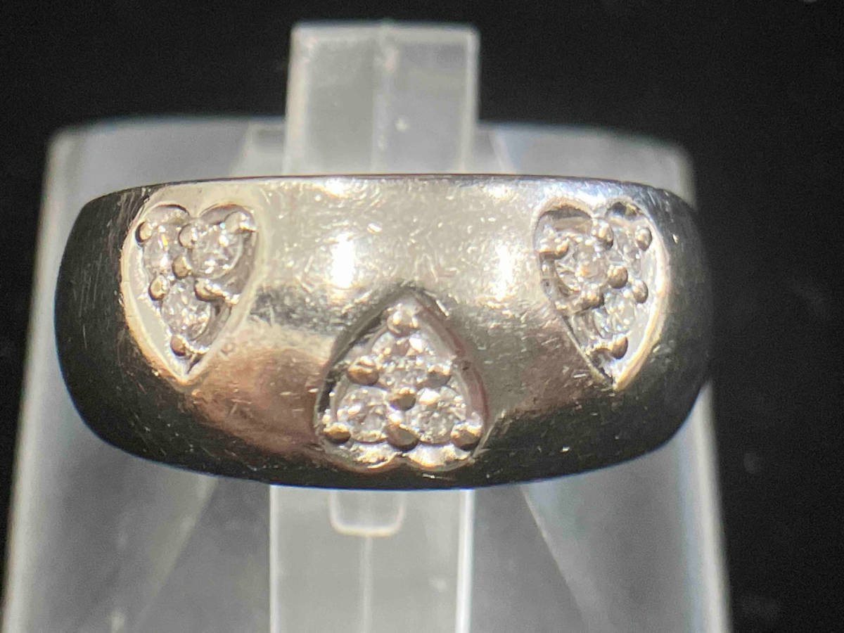 Yahoo!オークション - K18WG ＃4.5 D0.11 6.4g リング