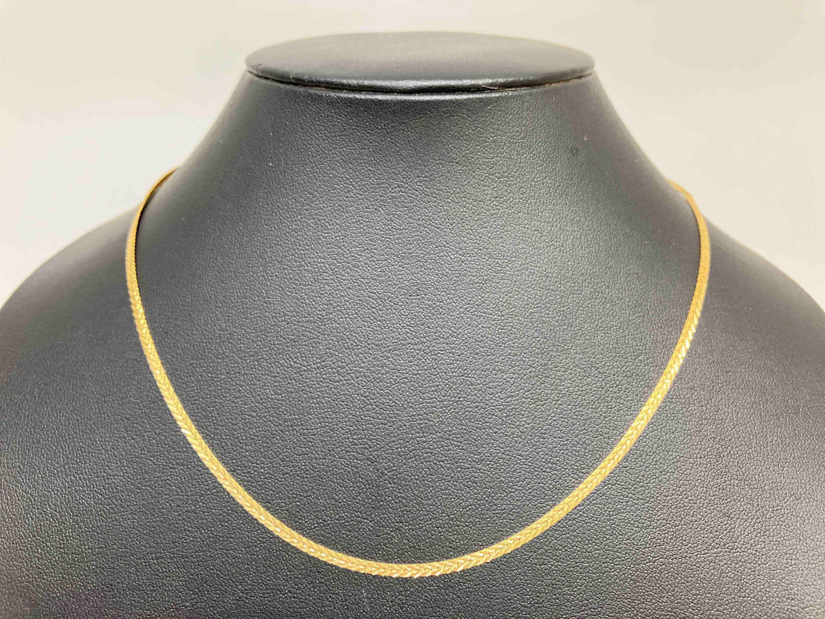 Yahoo!オークション - 14KT K14 チェーン ネックレス イエローゴールド...