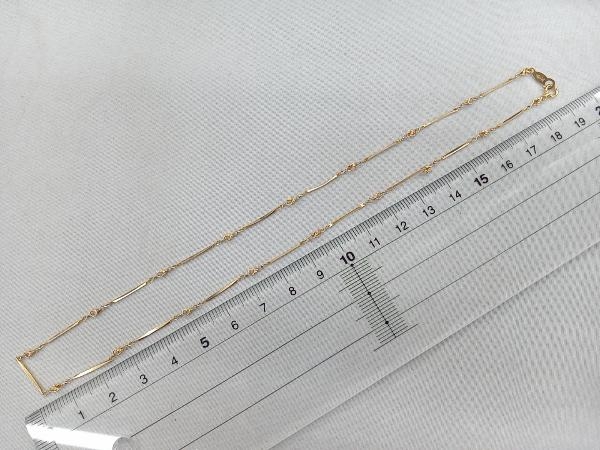Yahoo!オークション - 【ホールマーク有】K18 40cm 3.2g 切子ネックレ...