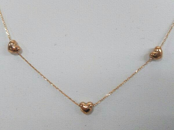 Yahoo!オークション - 【K10PG】41cm ネックレス 金 貴金属 ゴールド ...