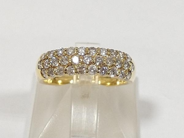 Yahoo!オークション - 【輝くダイヤモンド】K18／ダイヤ1.03ct／＃15／...