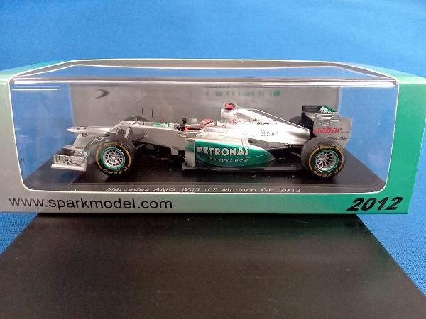 Yahoo!オークション - Spark model 1/43 メルセデス AMG W03 2012 モナ...