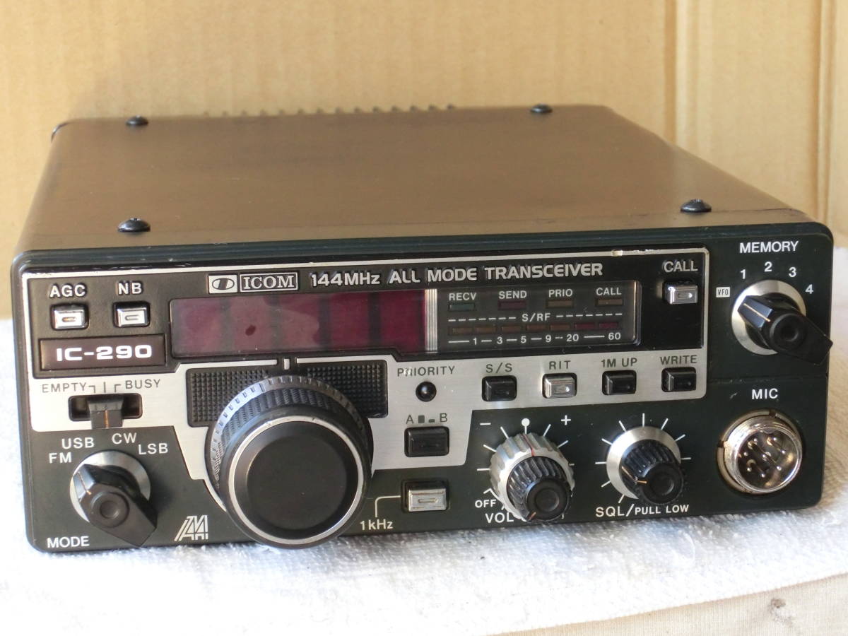 ICOM IC-290 144MHz VHF FM/SSB MODE TRANSCEIVER トランシーバー ジャンク 現状渡し(モービル)｜売買されたオークション情報、yahooの商品情報を ...