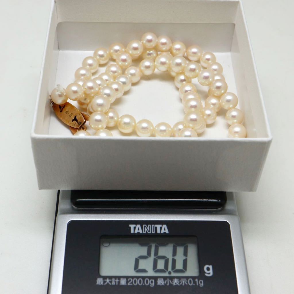 Yahoo!オークション - TASAKI(田崎真珠)〈K14 アコヤ本真珠ネックレス...
