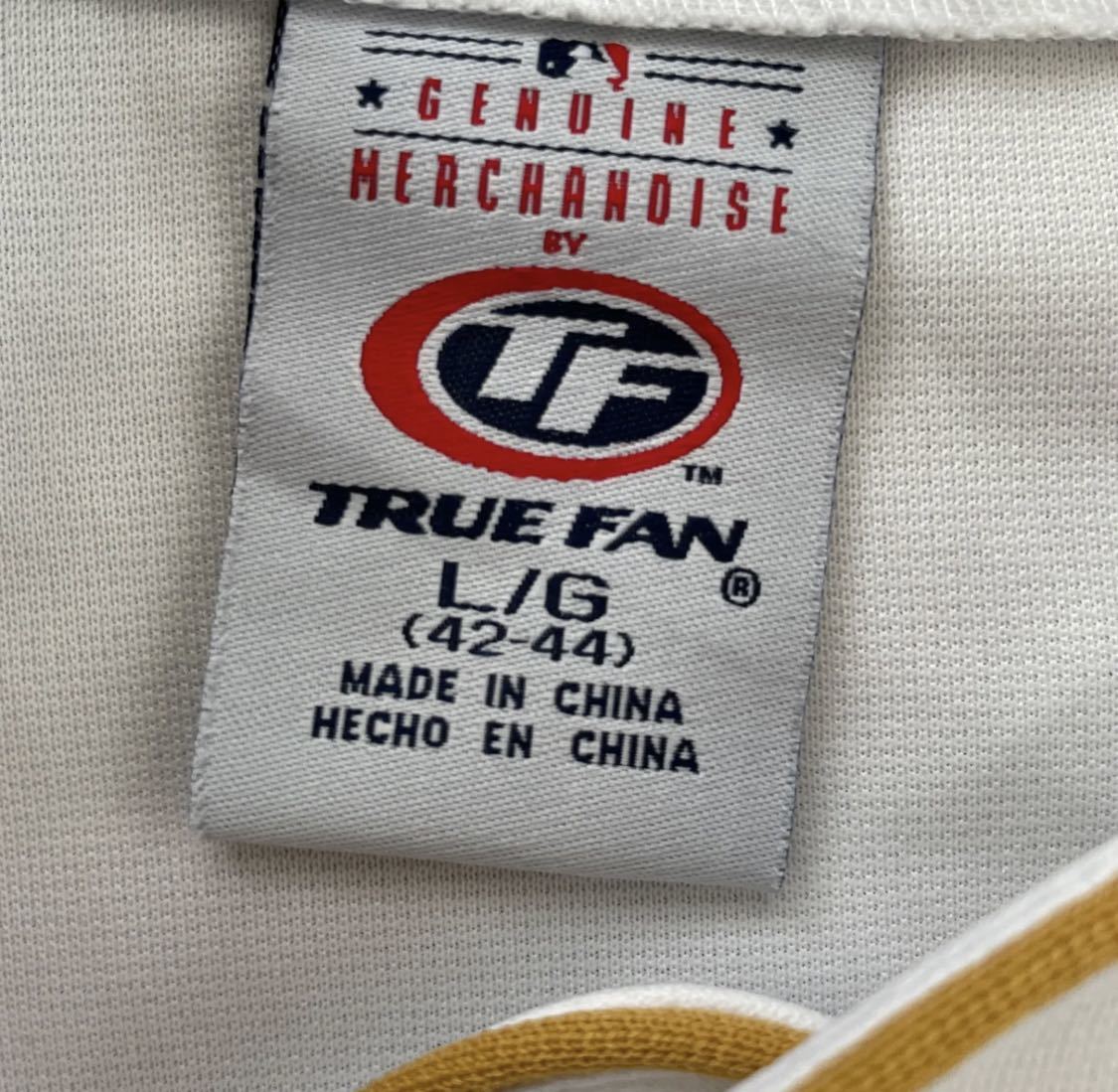 TRUE FAN MLB ミルウォーキーブルワーズ ユニホーム/ゲームシャツ/ベースボールシャツ Lサイズ 白(応援ユニフォーム、ウエア)｜売買されたオークション情報、yahooの商品情報を ...