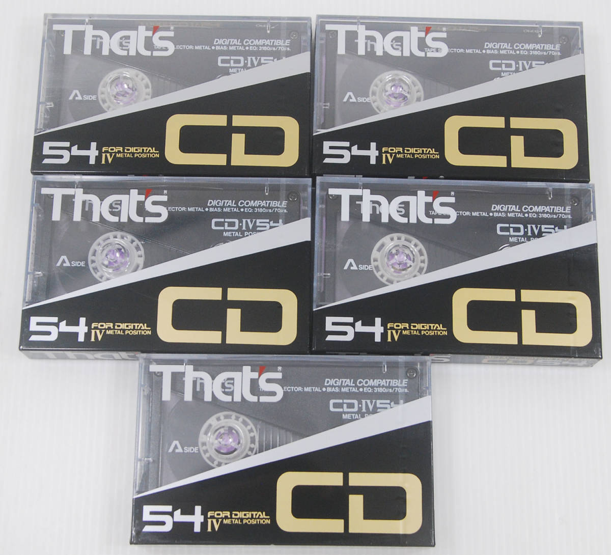 Yahoo!オークション - 太陽誘電 That’s CD-IV 54分 メタルポジション ...