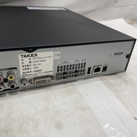 Yahoo!オークション - TAKEX デジタルレコーダー DVR-H403 ＃26849