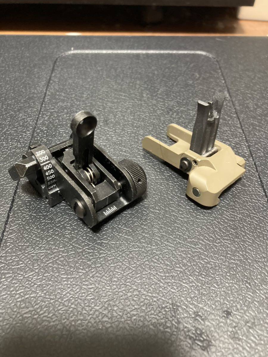 Yahoo!オークション - 東京マルイ MATECH BUIS リアサイト ＆ KACフロ...