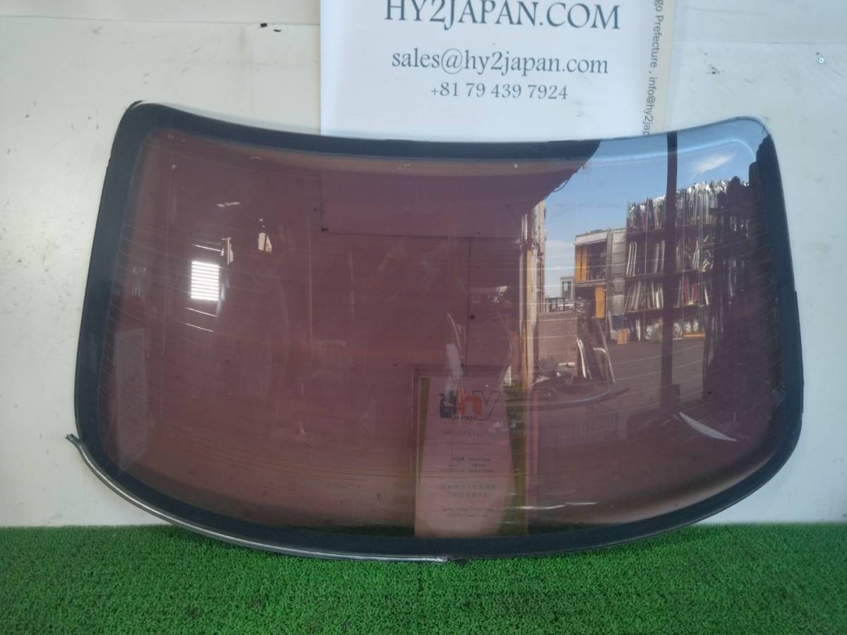 Yahoo!オークション - E-HY33 HY33 Y33 グロリア リアガラス 1995 走行...