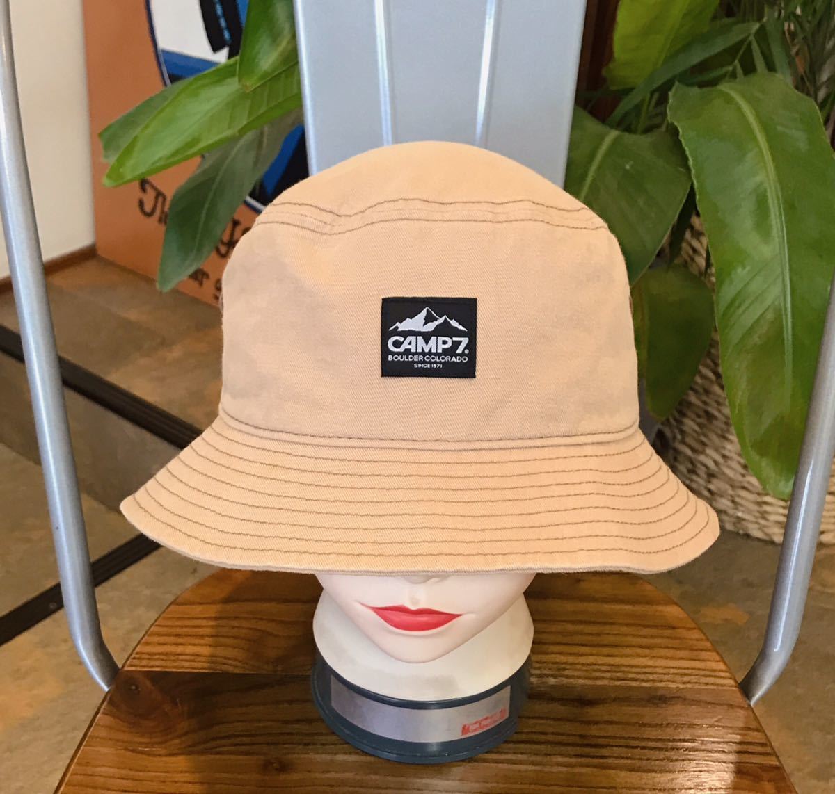 日本代購代標第一品牌【樂淘letao】－CAMP7.／アウトドアハット／ベージュ／フリーサイズ(57〜59㌢)