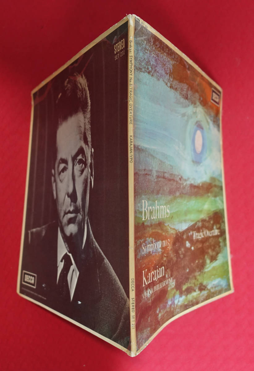 代購代標第一品牌－樂淘letao－英DECCA SET 231 ED1 ブラームス交響曲第3番 カラヤン