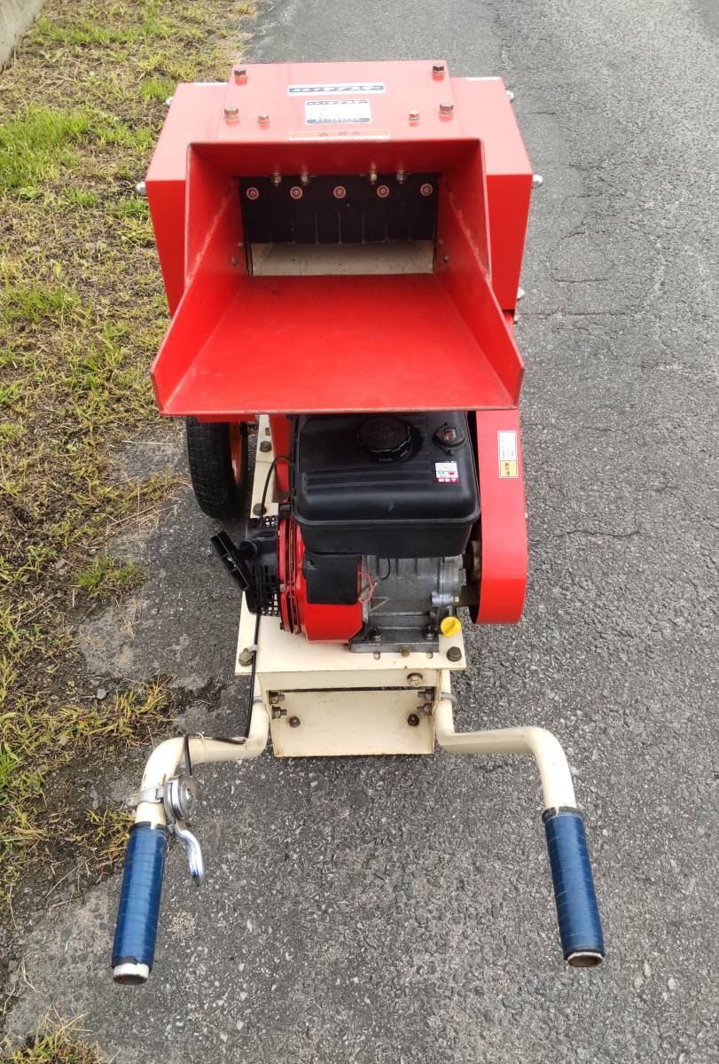 Yahoo!オークション - 引取り限定 小枝ウッドチッパー粉砕機・カルイ ...