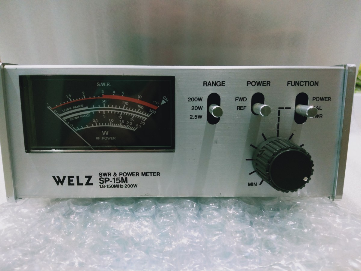 Yahoo!オークション - WELZ SP-15M SWR & POWER METER 1.8〜150MHz 200...