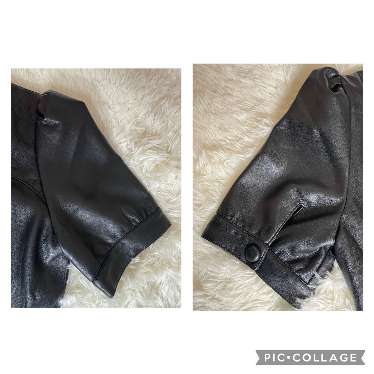 新品タグ付】愛沢えみり エミリアウィズ レザー ワンピース 新品タグ付】愛沢えみり エミリアウィズ レザー ワンピース