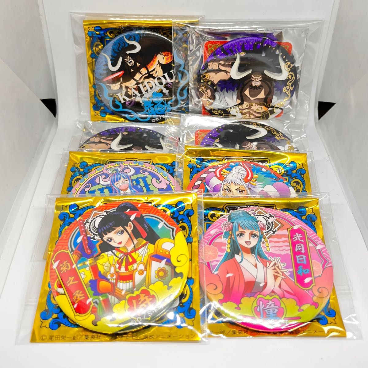ONEPIECE ワンピース 缶バッジ ワノ国 まとめ売り 百獣海賊団 ONEPIECE ワンピース 缶バッジ ワノ国 まとめ売り 百獣海賊団