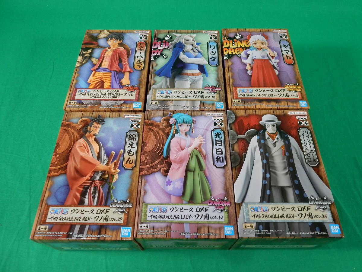 Yahoo!オークション - 09/A823 フィギュア 6種セット ワンピース DXF T...