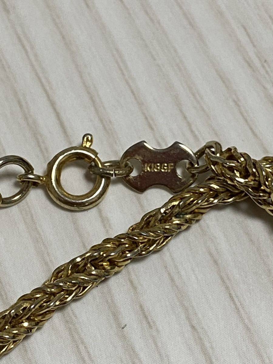 Yahoo!オークション - ゴールドカラー イミテーション 天然石 K18GP 他...