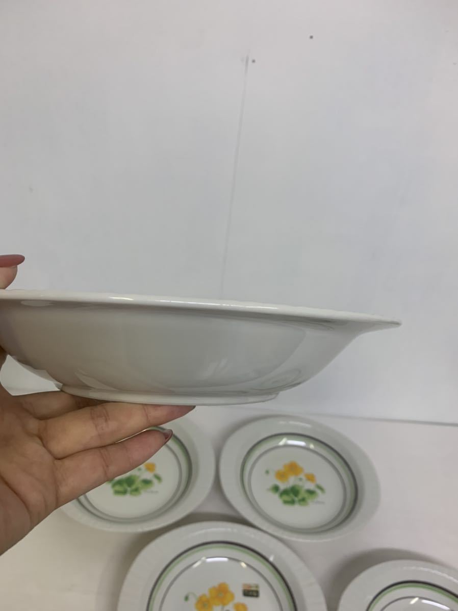 Yahoo オークション A98 未使用 昭和レトロ パスタカレー皿 5脚セット