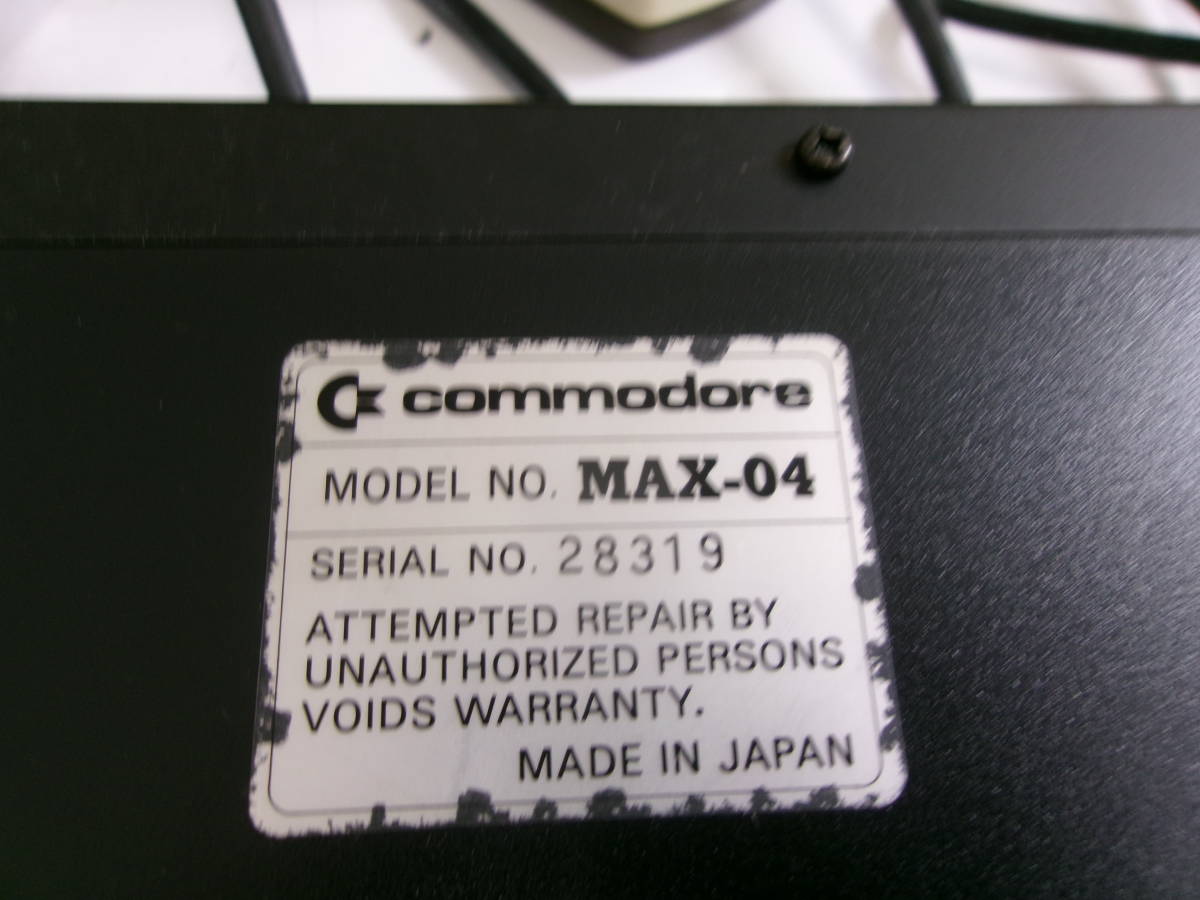 Yahoo!オークション - (S-2390)COMMODORE レトロゲーム MAX-04 動作未...