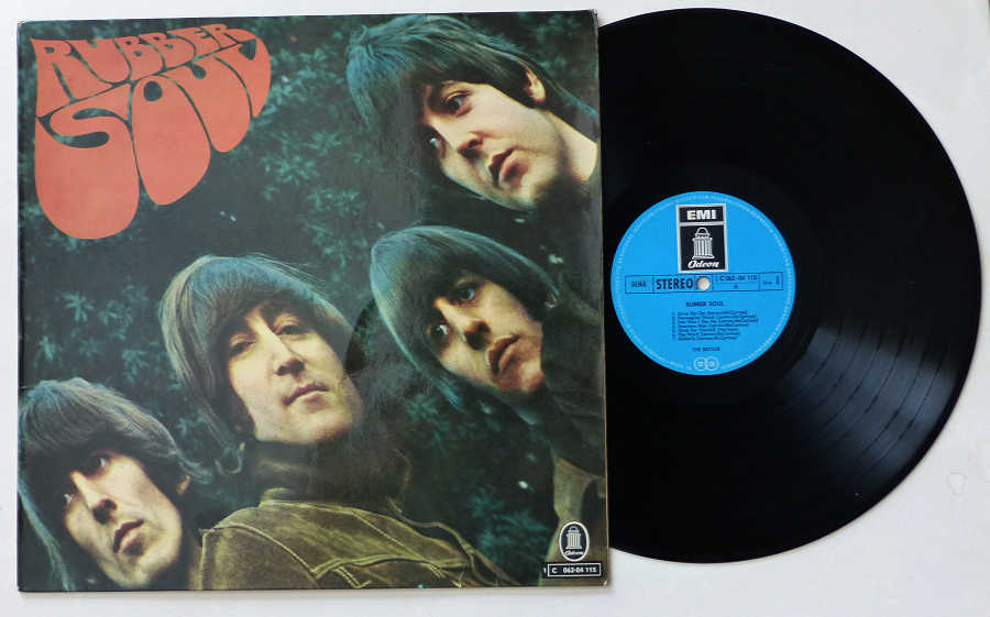 Yahoo!オークション - レア 「RUBBERSOUL THE BEATLES 」EMI Odeon C 0...