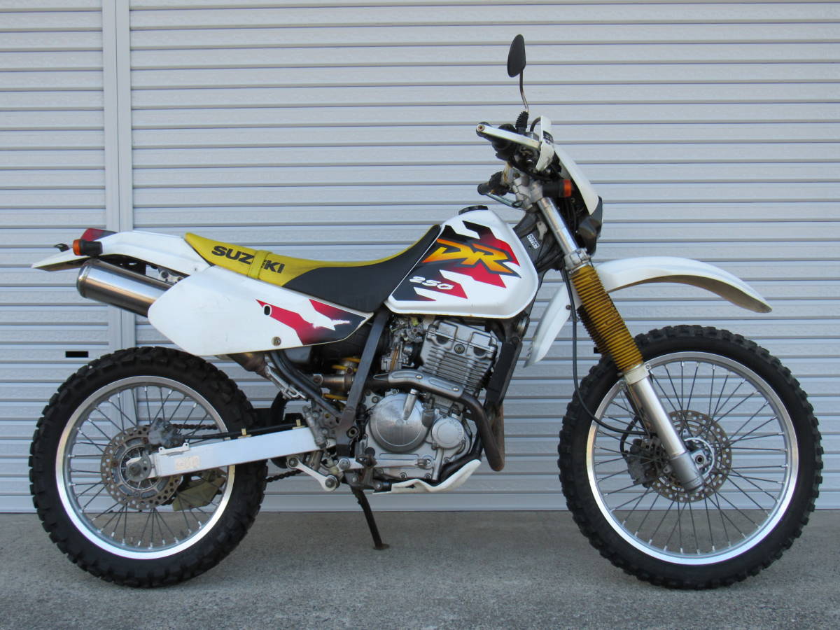 Yahoo!オークション - 年式不明 DR250 自賠責無し 25817㎞ SJ45A 検DR-...