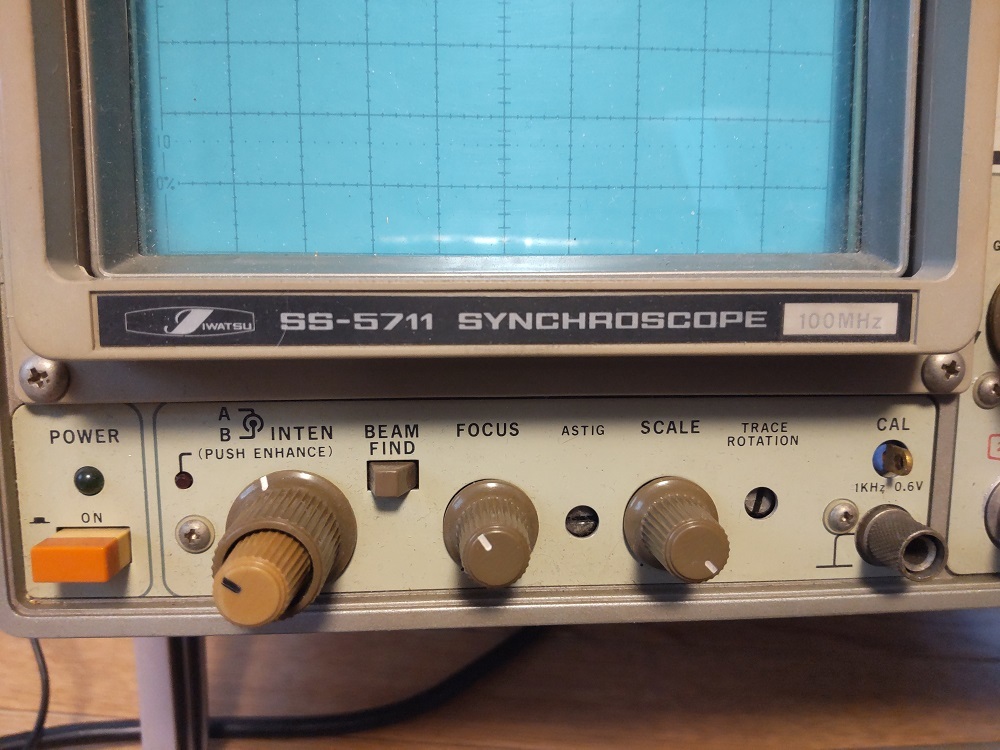 Yahoo!オークション - 動作品 IWATSU 岩崎通信機 SS-5711 100MHz 4現...