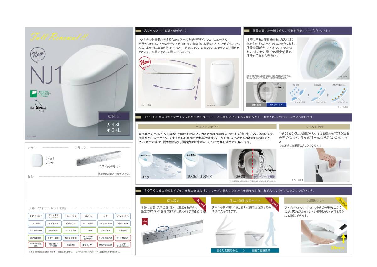 Yahoo!オークション - 新品未開封【TOTO CES9210W #NW1】NJ1 ウォシュ...