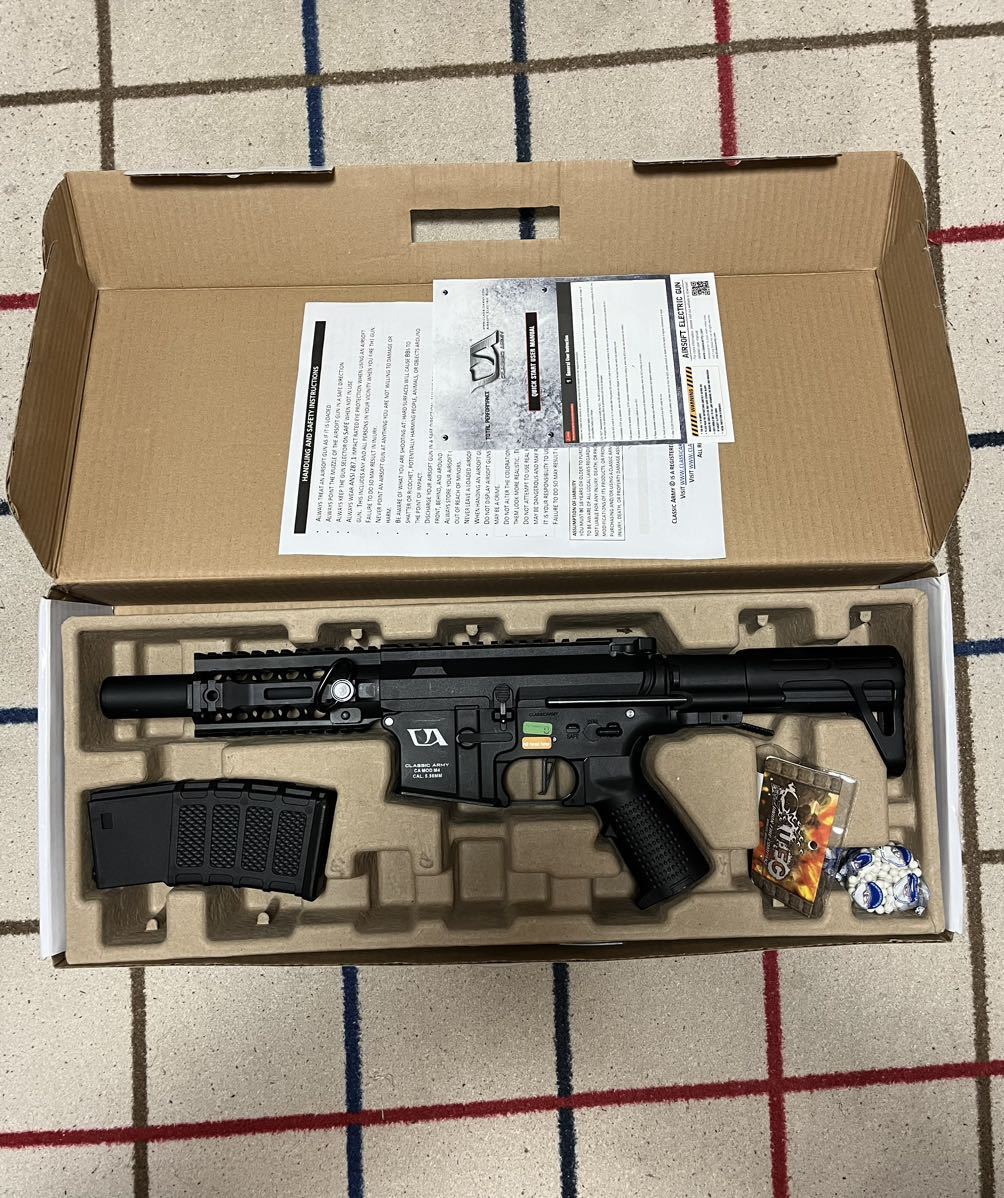 Yahoo!オークション - クラシックアーミー製 AR4-SBR 電動ガン