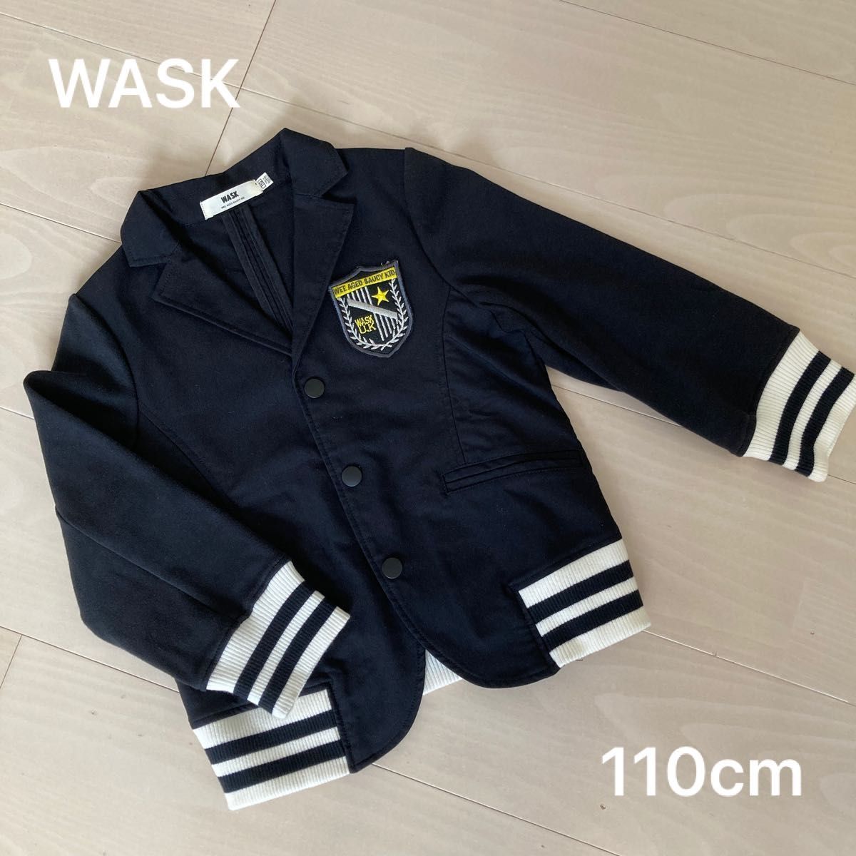 ワスク…ブラックジャケット…110cm｜Yahoo!フリマ（旧PayPayフリマ）