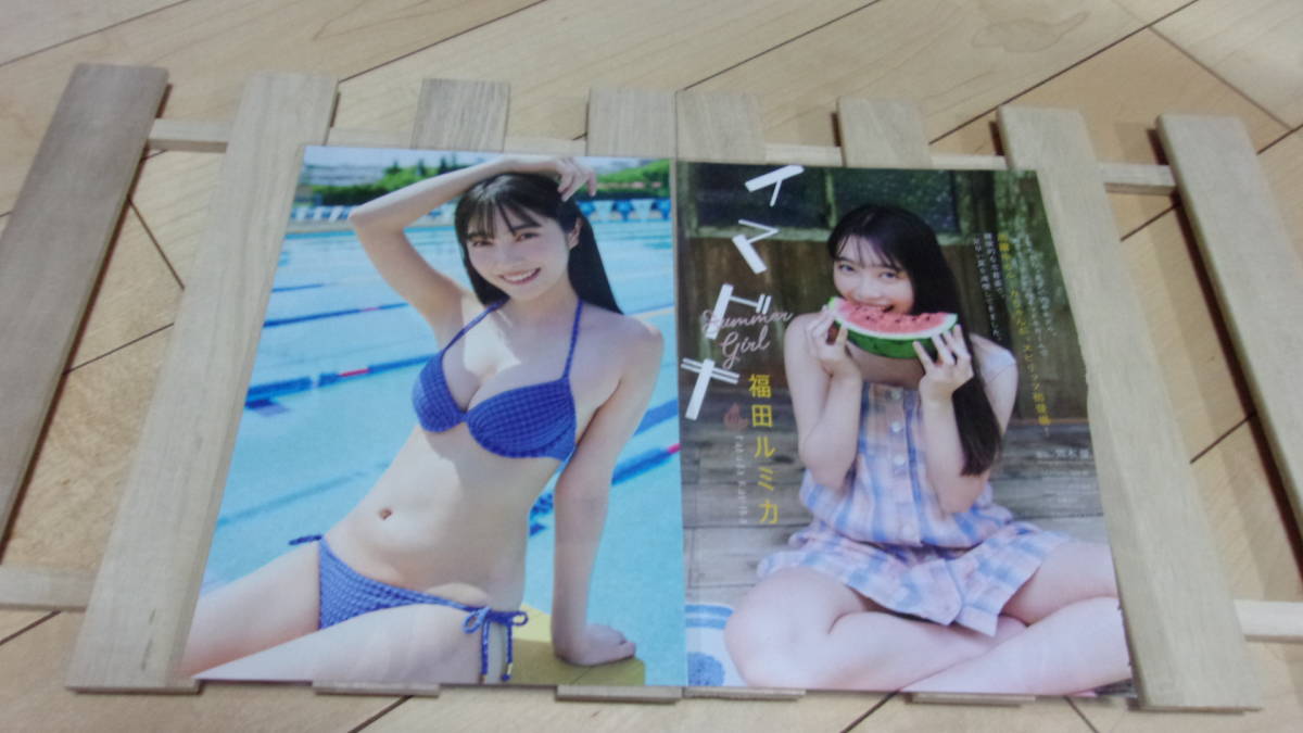 Yahoo!オークション - 福田ルミカ 巨乳グラドル 雑誌切B5ラミネート6P ...