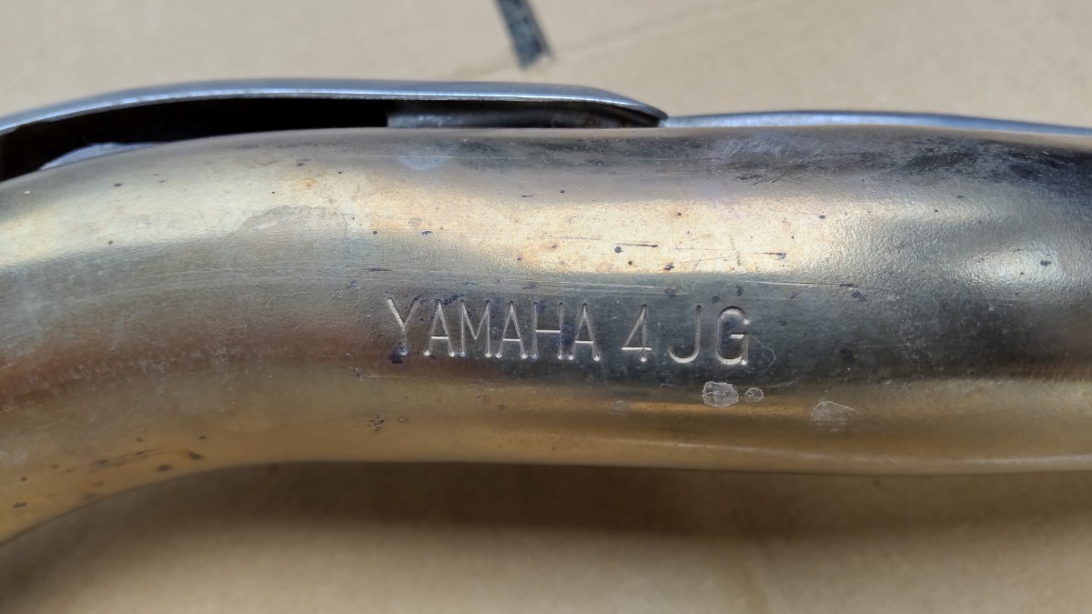 Yahoo!オークション - セロー225 ヤマハ 純正 エキゾーストパイプ 4JG...