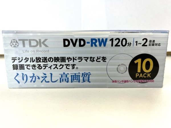 Yahoo!オークション - Z515-G2-619 TDK DVD-RW 120分 録画用 インクジ...