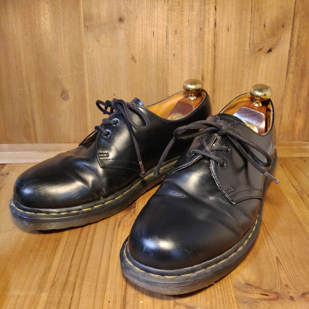 Yahoo!オークション - 人気 定番 ドクターマーチン Dr.Martens 3ホール...