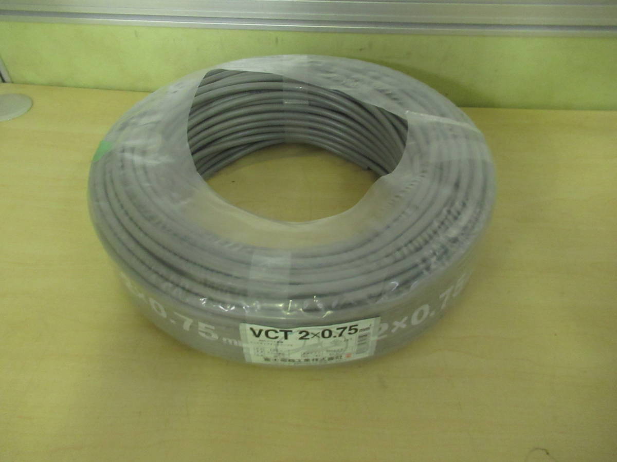 Yahoo!オークション - NT091005 未使用 富士電線 ビニルキャブタイヤケ...