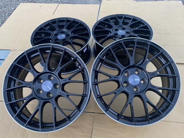 Yahoo!オークション - 中古ホイール4本セット ENKEI PFM1 RACING 17×...