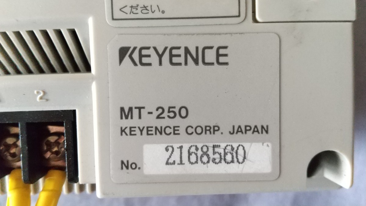 Yahoo!オークション - KEYENCE MT-250 通電確認済み(3121)