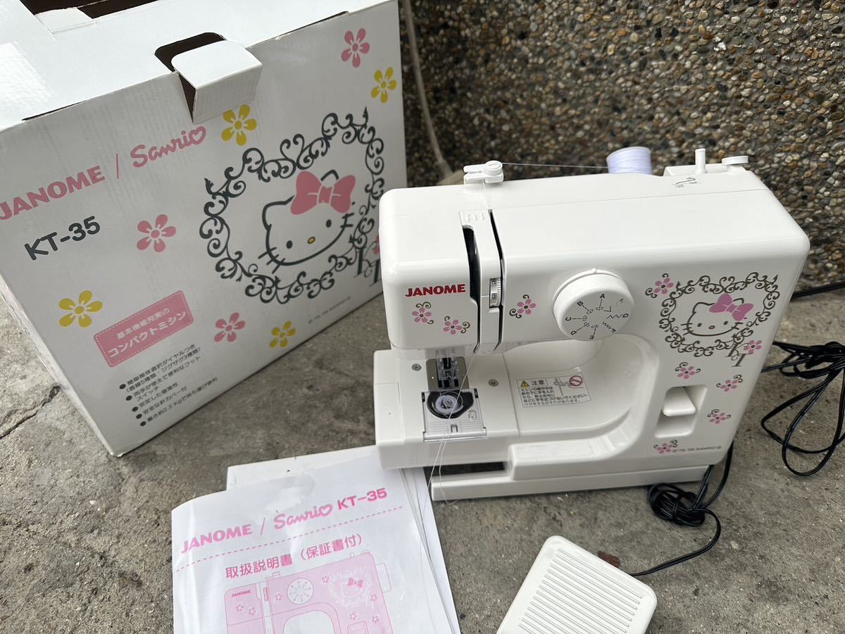 Yahoo!オークション - JANOME ジャノメミシン KT-35 通電確認