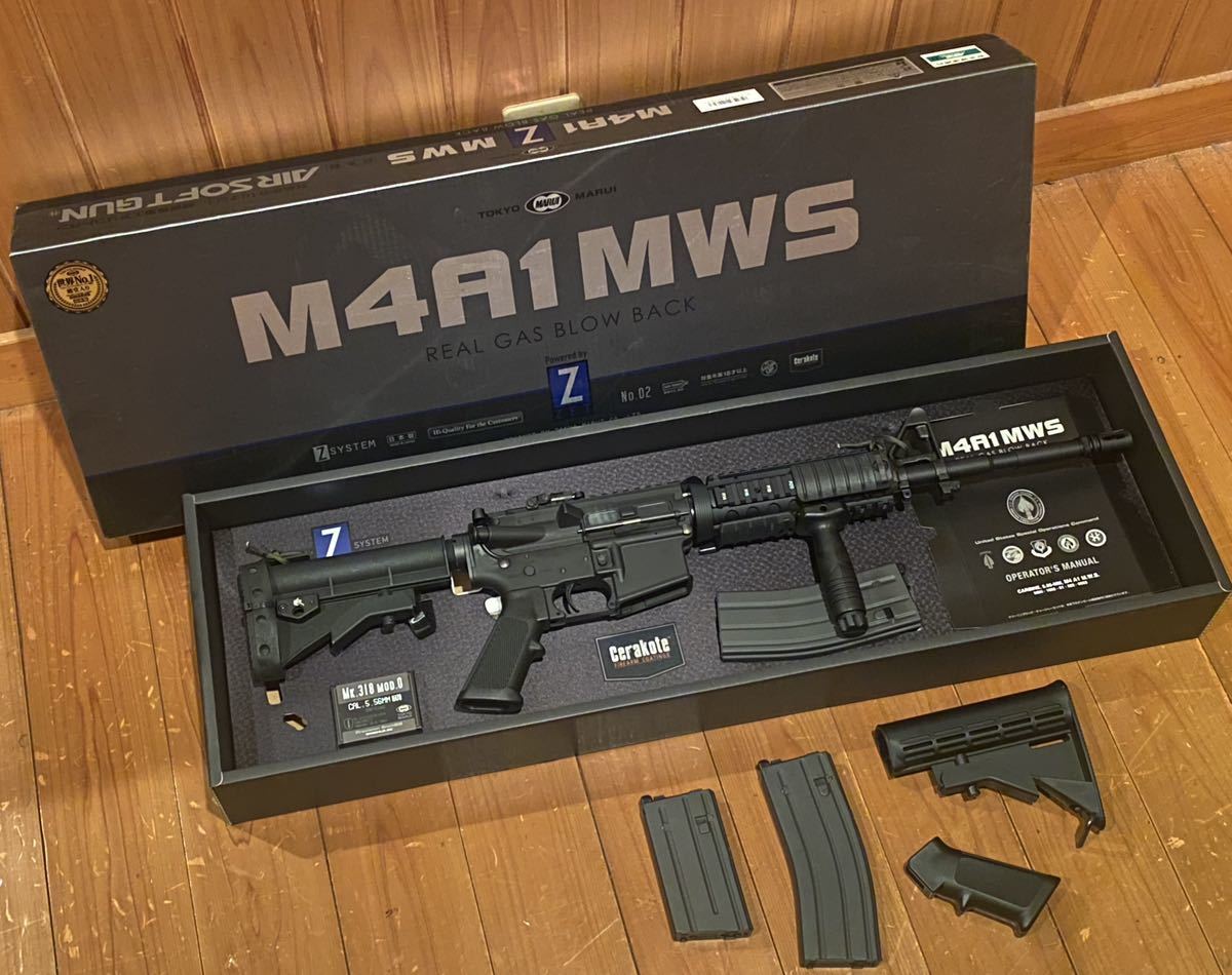 東京マルイ ガスブローバックマシンガン M4 MWS オールドスクール仕様 一部実パーツ組み込み 初期アフ イラク ODA GB PJ Seals Δ(ガスガン)｜売買されたオークション情報 ...